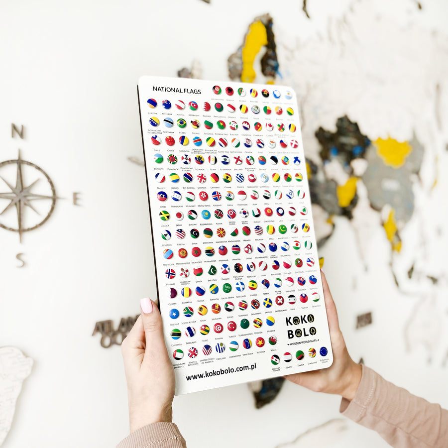 Drewniane Mapy Świata 3D | KokoBolo – KokoBolo Drewniane Mapy